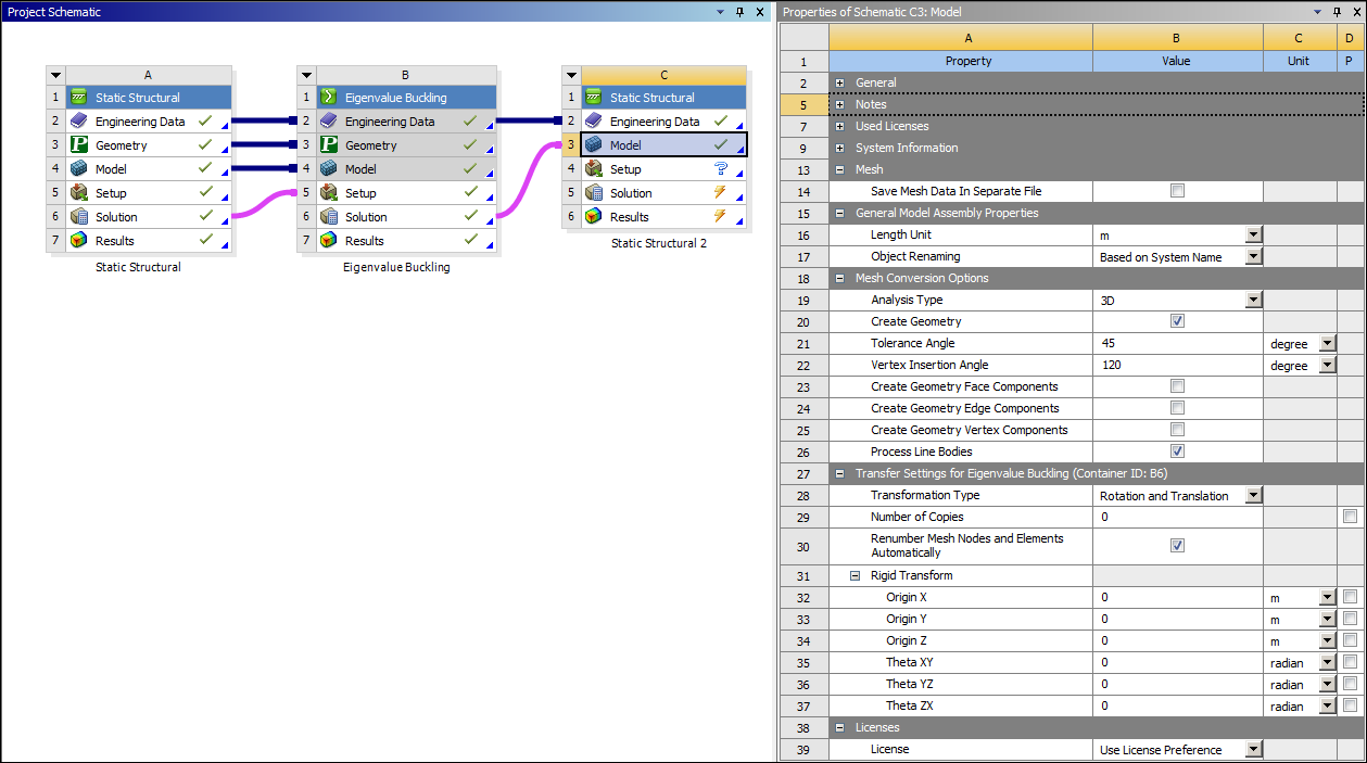 construction geometry ansys