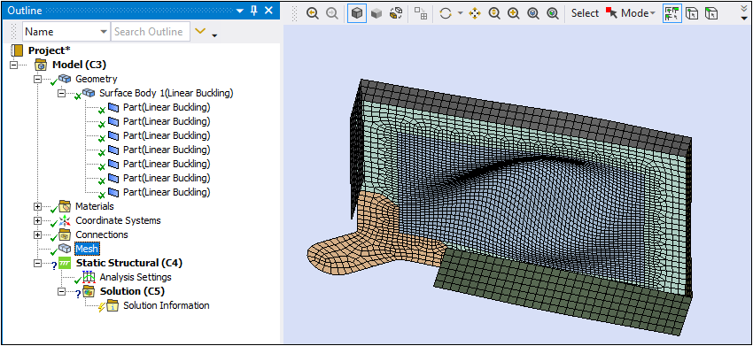 construction geometry ansys