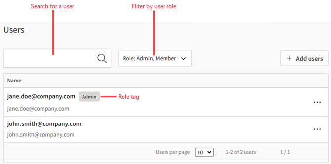 Viewing User Information
