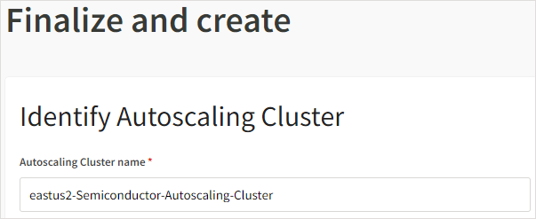 Step 1: Create an Ansys Semiconductor Autoscaling Cluster