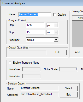 Transient Parallel Bus Speedup Demonstration