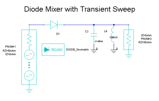 Open the Example Diode Mixer Project