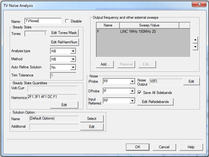Perform a Time-Varying Noise Analysis
