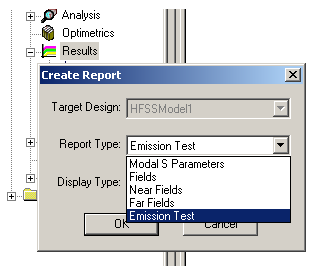 Emission Test Setup