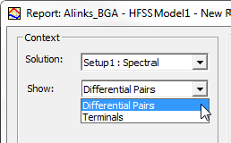Reports for Transient Network with Differential Pairs