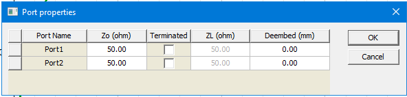 Changing Port Properties and Reducing Matrix Size