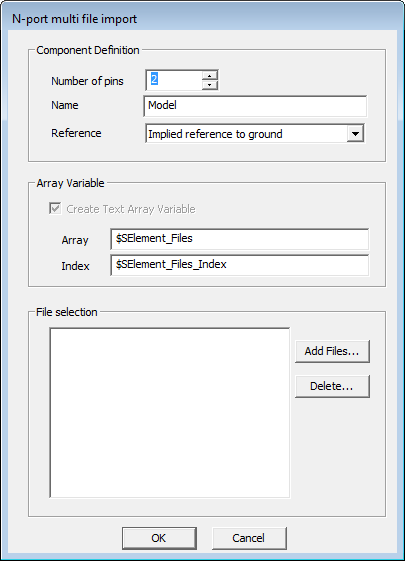 Creating a Multi-File N-Port Model