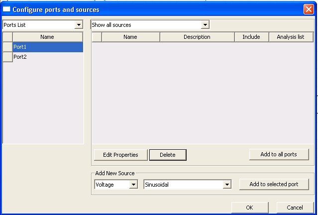Sources in Schematics