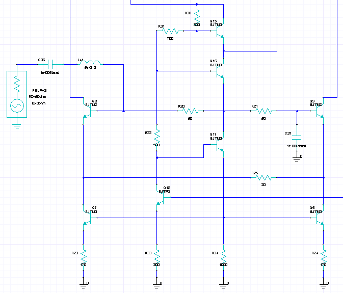 Open the Gilbert Cell Mixer Schematic
