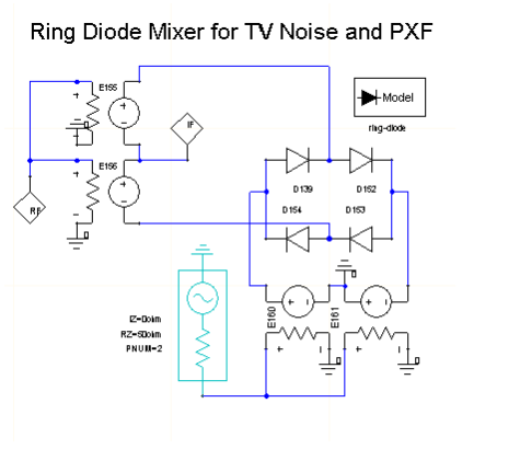 Open the Ring Diode Mixer Schematic