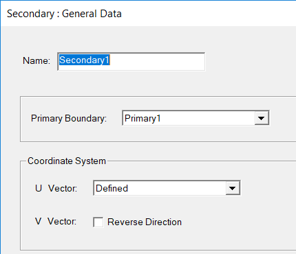 Assign Primary and Secondary Boundaries