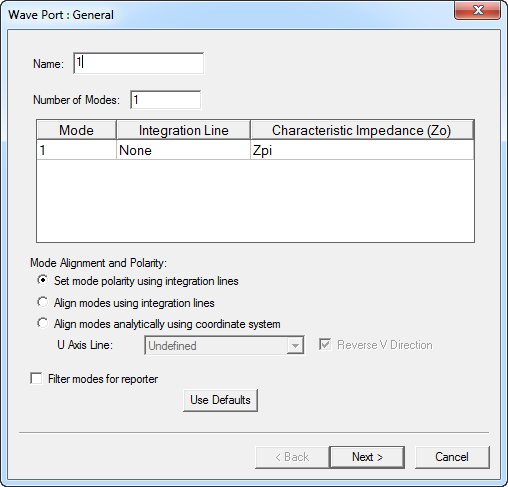Assign Wave Ports for Modal Solutions