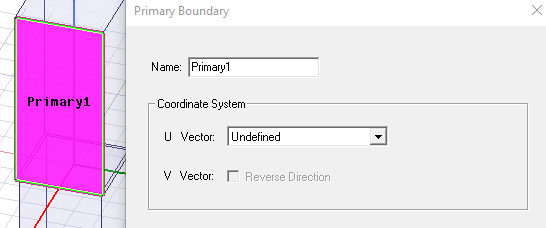 Assign Primary and Secondary Boundaries