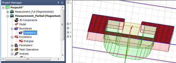 Maxwell Partial Model Coupling with Workbench