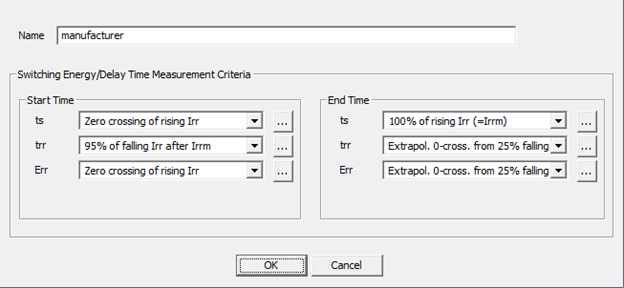 Using the Device Characterization Wizard for a Power Diode
