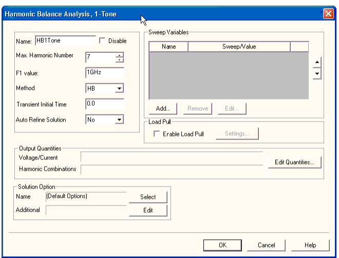 Load-Pull Analysis in a Schematic