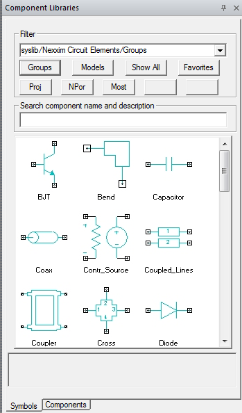 Using Component Groups