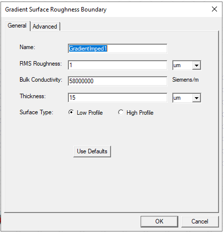 Assign Gradient Surface Roughness Boundaries