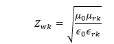 Impedance Calculation for Layered Impedance Boundary