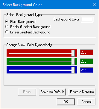 Setting the Background Color