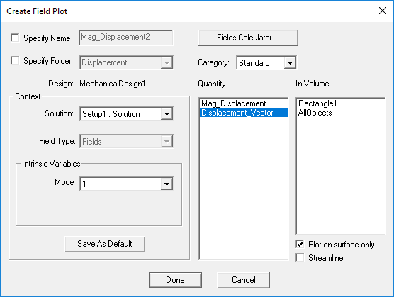 Field Overlay and Animation
