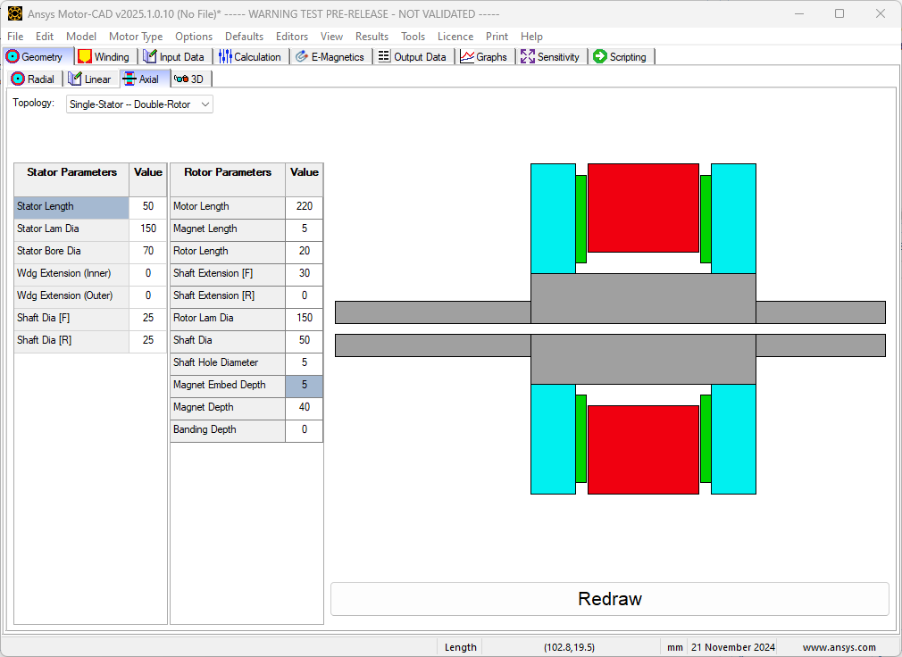 Axial Cross-Section Editor