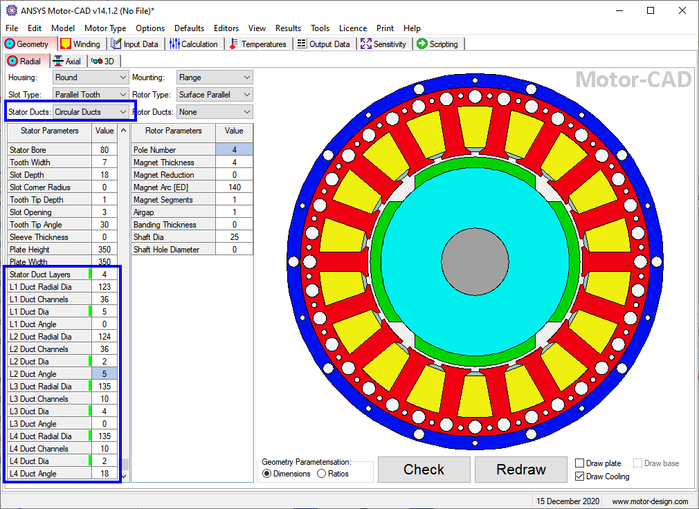 Stator Duct Geometry