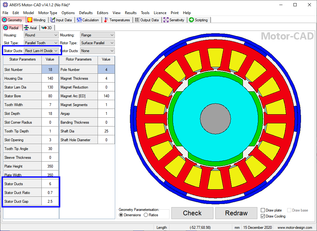 Stator Duct Geometry