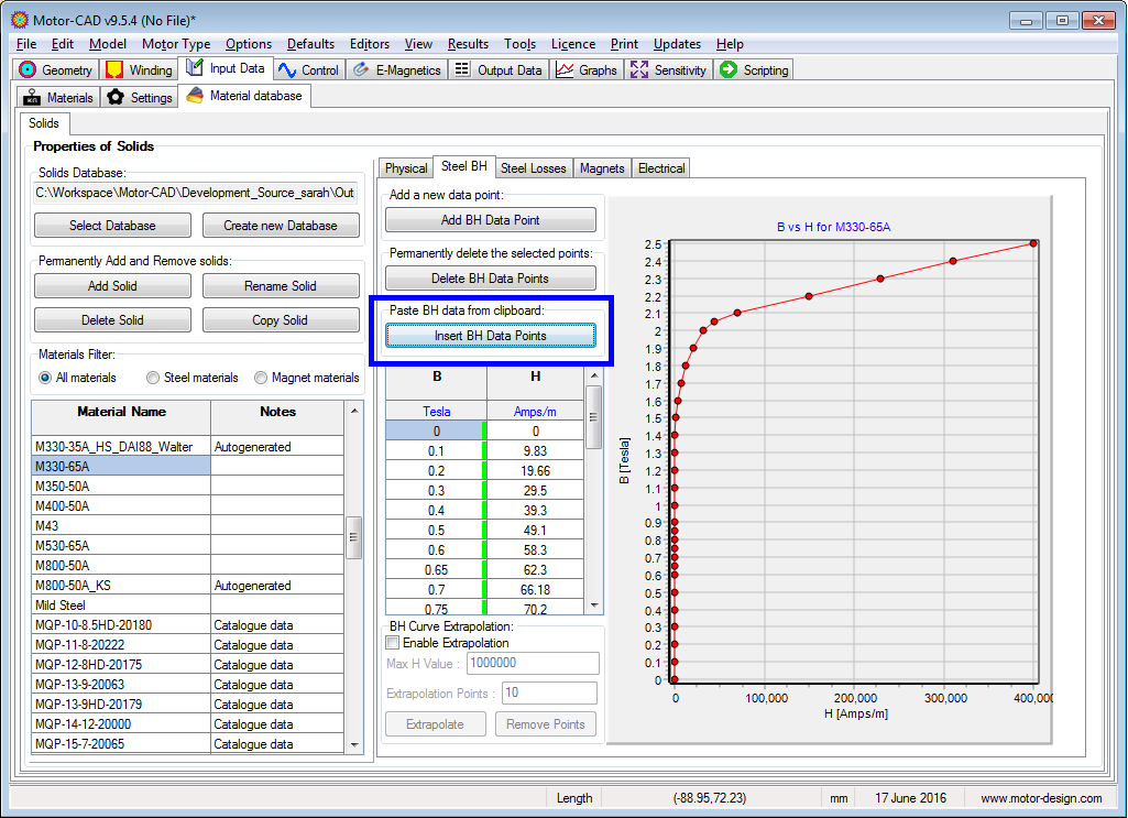 Adding Steel Data