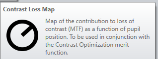 Contrast Loss Map (MTF)