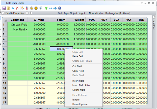 Field Data Editor