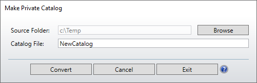 Make Private Lens Catalog