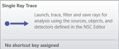 NSC Single Ray Trace