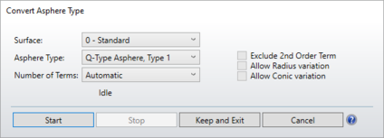 Convert Asphere Types