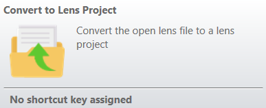 Convert to Lens Project