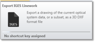 Export IGES Linework