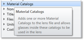 材料库(Material Catalogs)