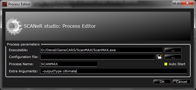 ScanMAX under SCANeR by AVSimulation Configuration