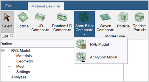 2.4. Use Material Designer to Compute the Elastic Properties of a Short ...