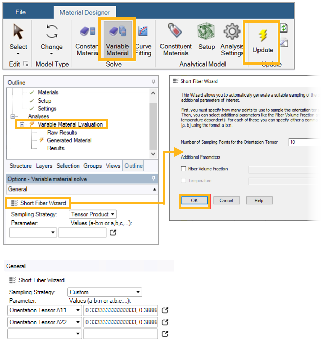1.2. Use Material Designer to Compute the Properties of a Short Fiber ...
