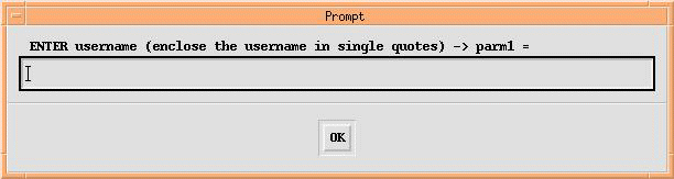 6.1. Prompting Users for a Single Parameter Value