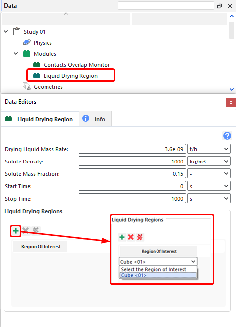Chapter 22: Liquid Drying Region Module