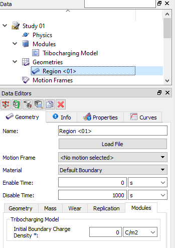 Chapter 45: Tribocharging Model Module