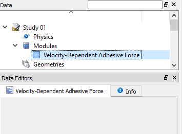Chapter 46: Velocity-Dependent Adhesive Force Module