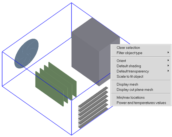 3.9. Using the Context Menus in the Graphics Display Window