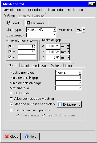 35.4.1. Creating a Minimum-Count Hex-Dominant Mesh