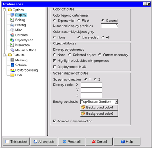8.3.1. Display Options