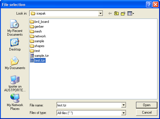 3.1.8. File Selection Dialog Boxes