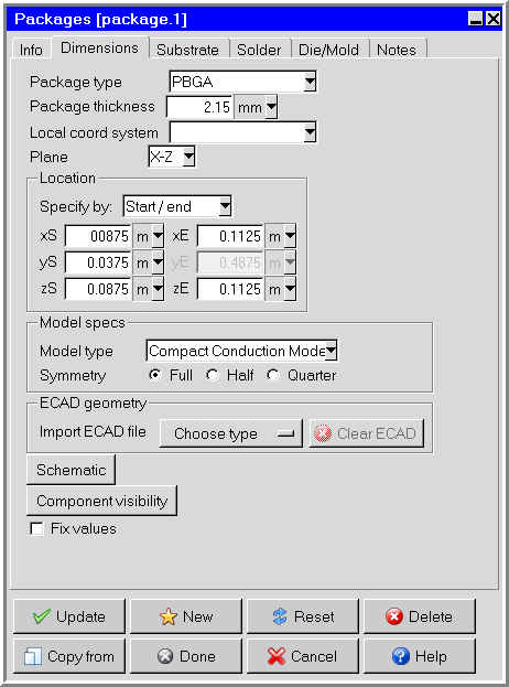 25.6. Adding a Package to Your Ansys Icepak Model