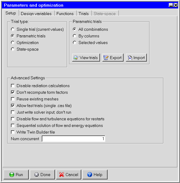 30.5. Defining a Parameter (Design Variable) Using the Parameters and optimization Panel